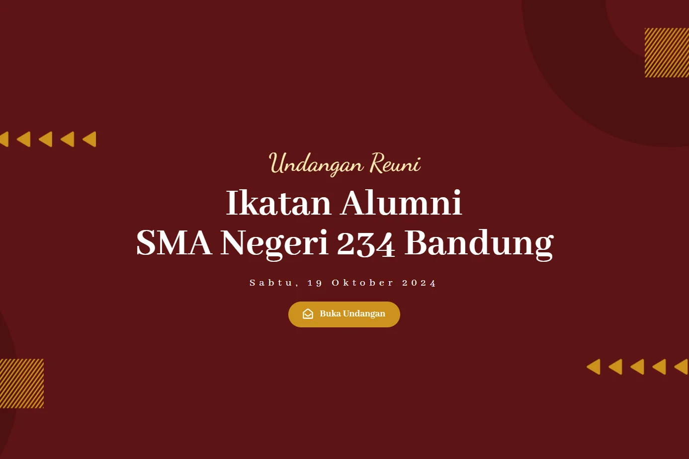 Undangan Reuni Sekolah